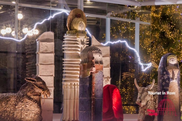 2020 nativity scene St. Peter's · Vaticano 100 presepi · Tourist in Rome